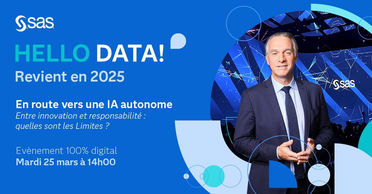 Hello Data! 2025 - En route vers une IA autonome ? Innovation et ...